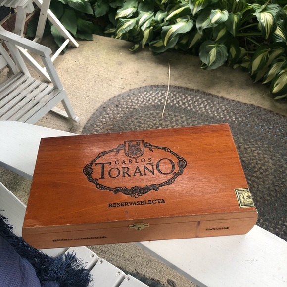 Vintage | Accents | Vintage Wood Cigar Box | Poshmark